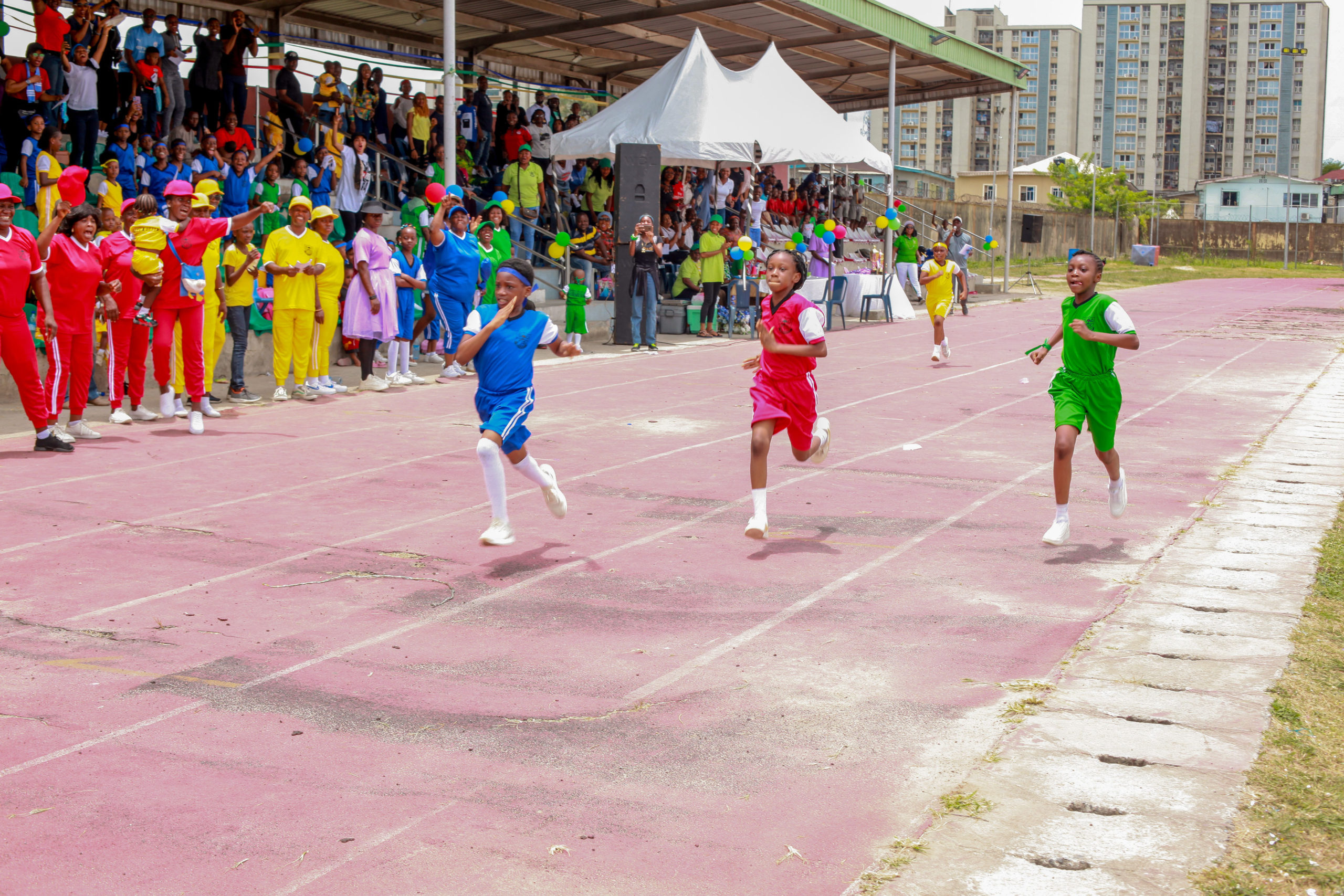 Our first ever Inter-House Sports Competition - Green Olives Private School